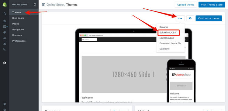 How To Edit Shopify Themes And Templates Using Html Css Javascript Themetidy
